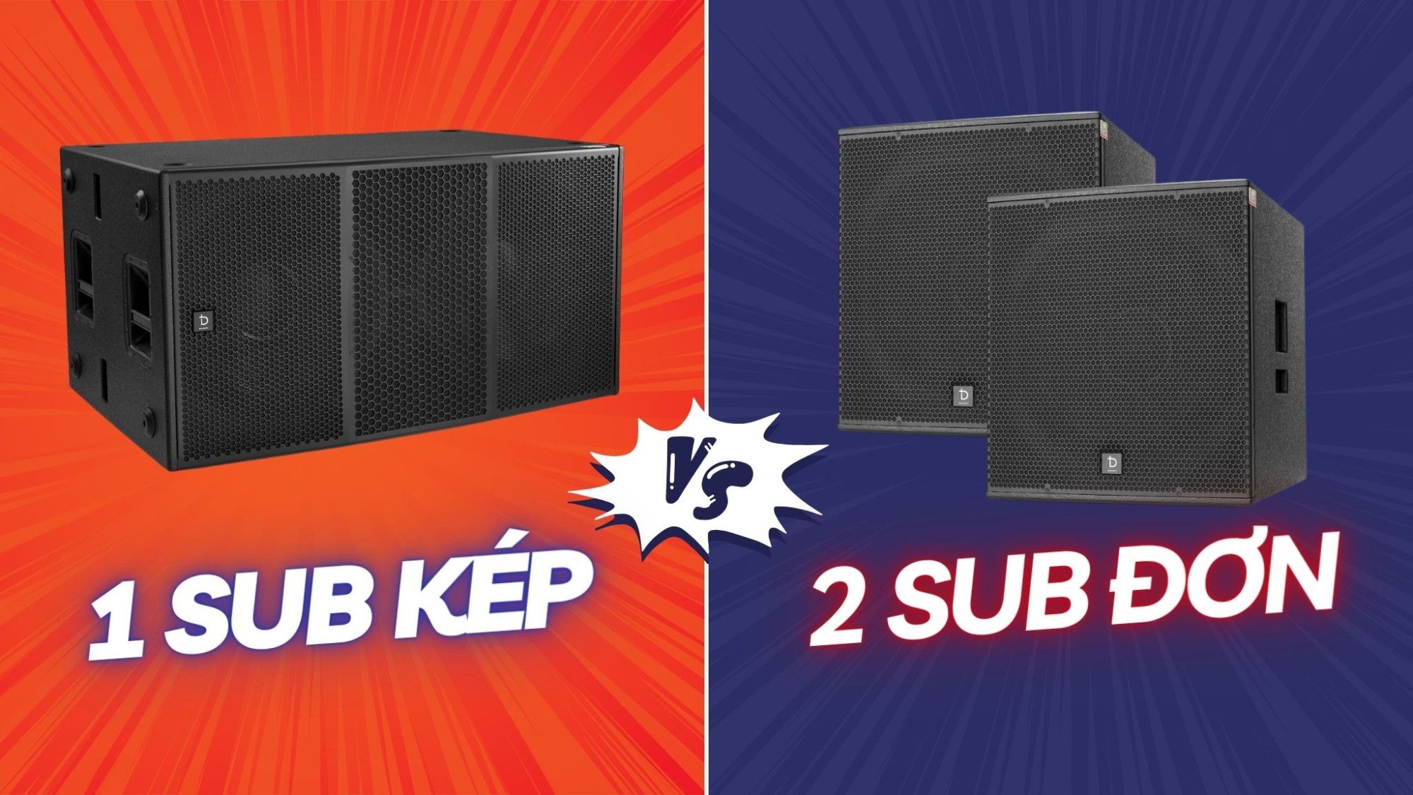 1 Sub kép & 2 Sub đơn, bên nào tốt hơn?