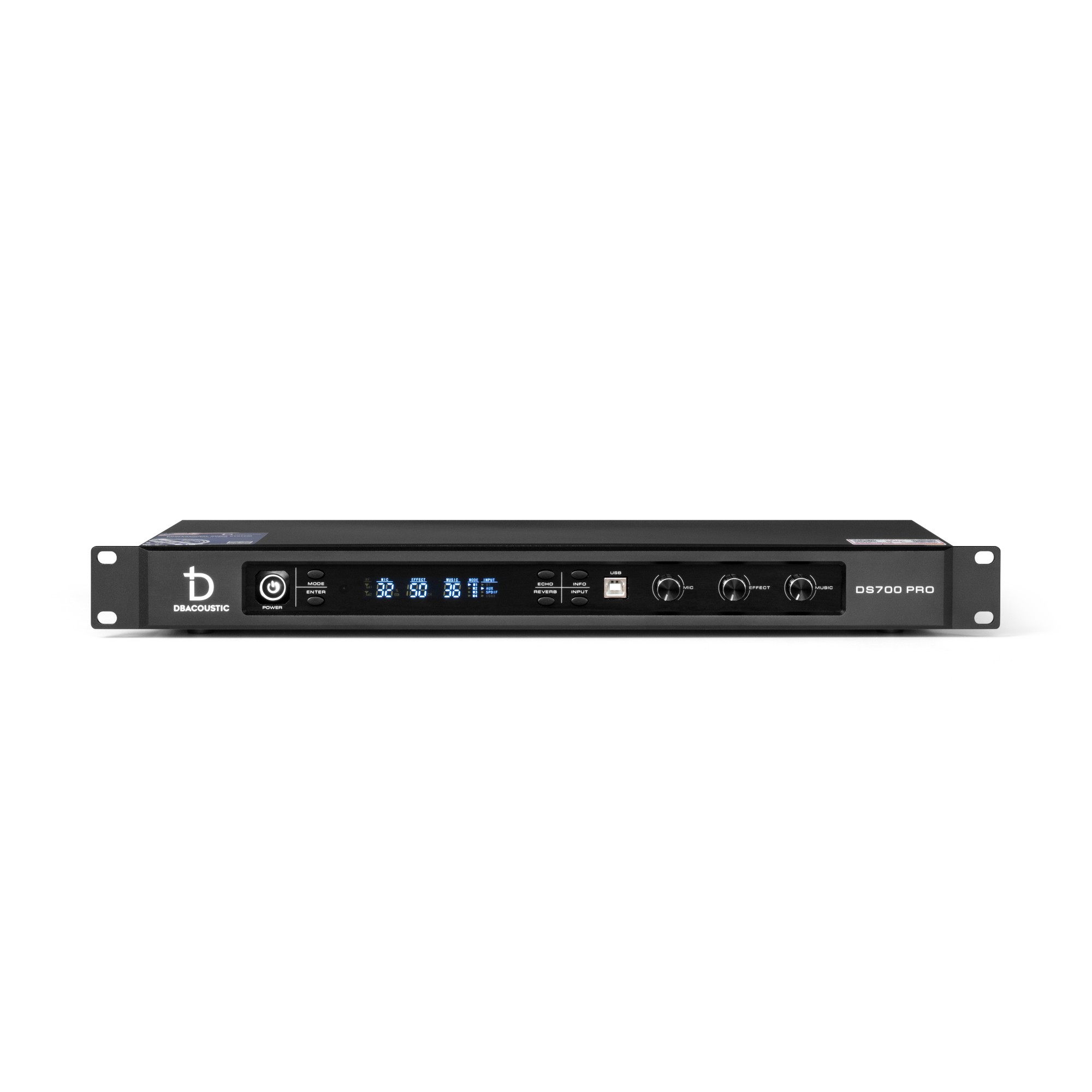 Vang Số DBacoustic DS700 PRO – DSP 32-Bit, Cắt Hú Tự Động, Effect Ngọt ngào